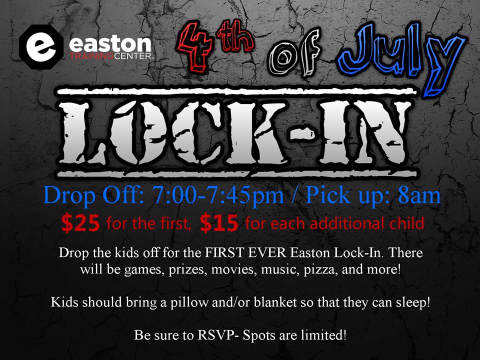 Kids' Lock-In in Centennial - Easton Training Center